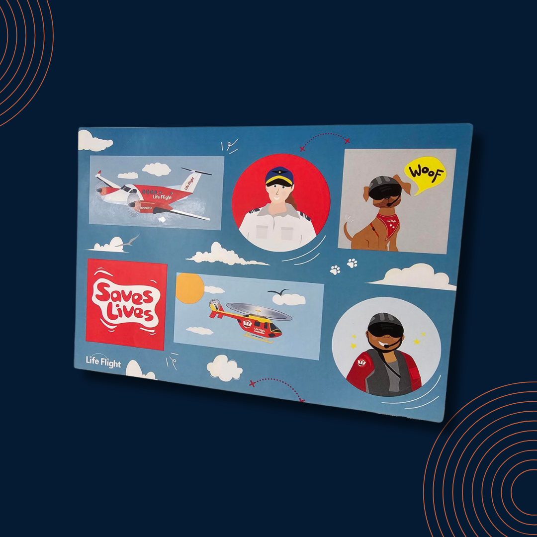 Sticker Sheet - Life Flight